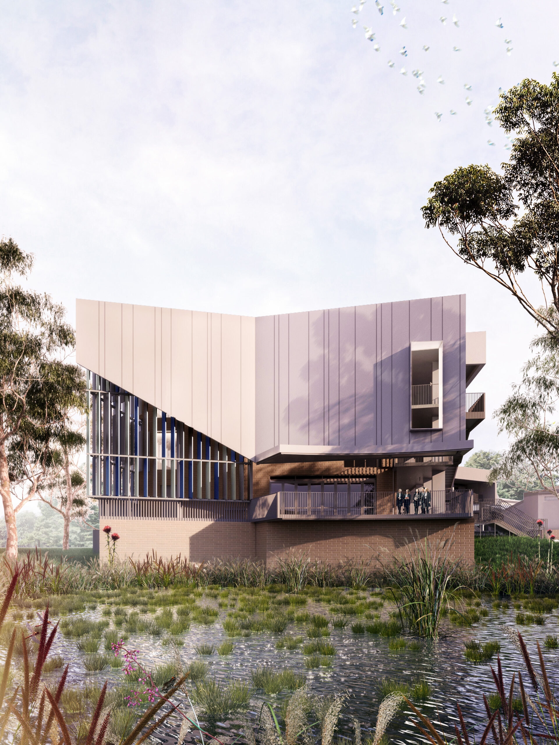 Rouse Hill Anglican College: Senior Studies Building - Terroir